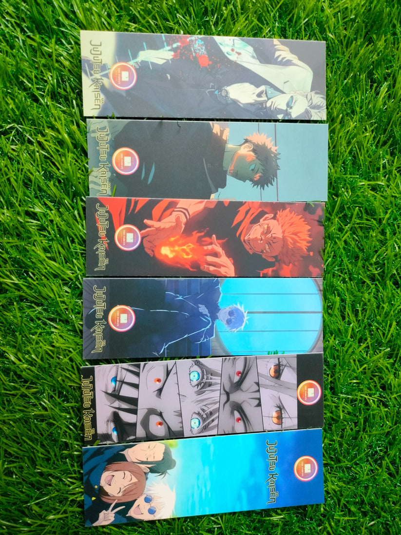 Jujutsu Kaisen Theme Bookmarks (6 Pcs) – The Indian Book Store