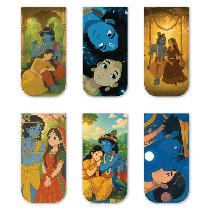 Radha Krishna Magnetic Bookmarks – The Indian Book Store